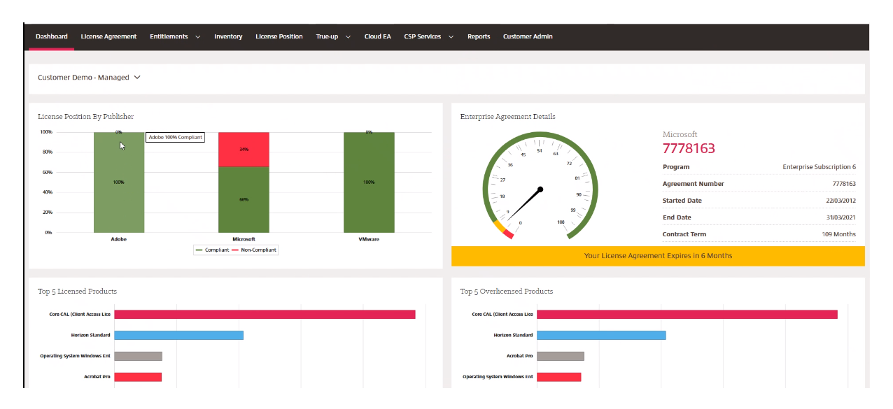 How to Access and Use the Enterprise License Dashboard | Insight